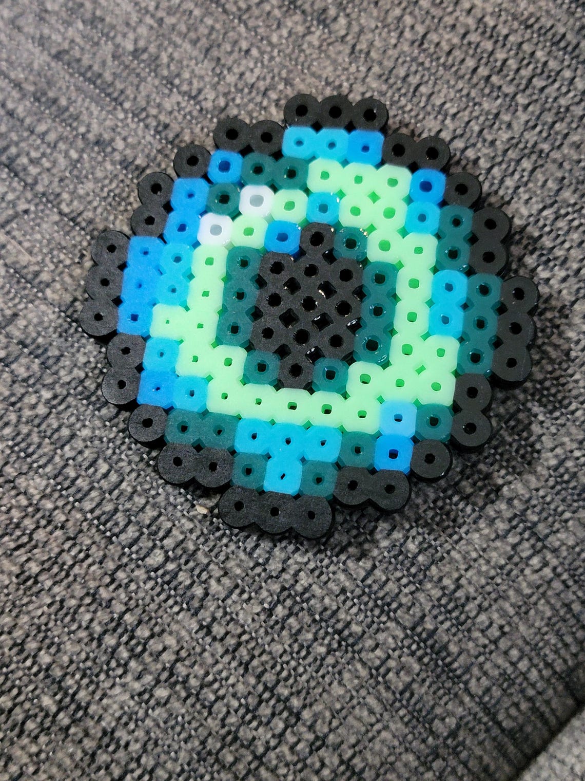 Ender Pearl Perler Beads | Pixel Art | Minecraft Pixel Art - Etsy
