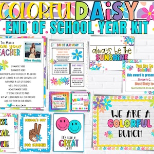 Bright Daisy Summer End of School Year Kit Teacher Kit Preschool ...