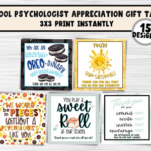 School Psychology Appreciation Printable Gift Tags | National School ...