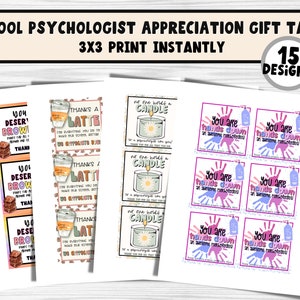 School Psychology Appreciation Printable Gift Tags | National School ...
