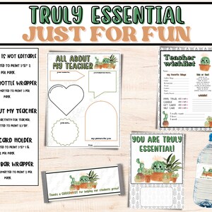 Plant Theme Help Me Grow Teacher Appreciation Week Printable Editable ...