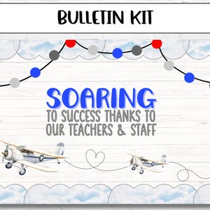 Plane and Travel Theme Teacher Appreciation Week Kit | Teacher ...