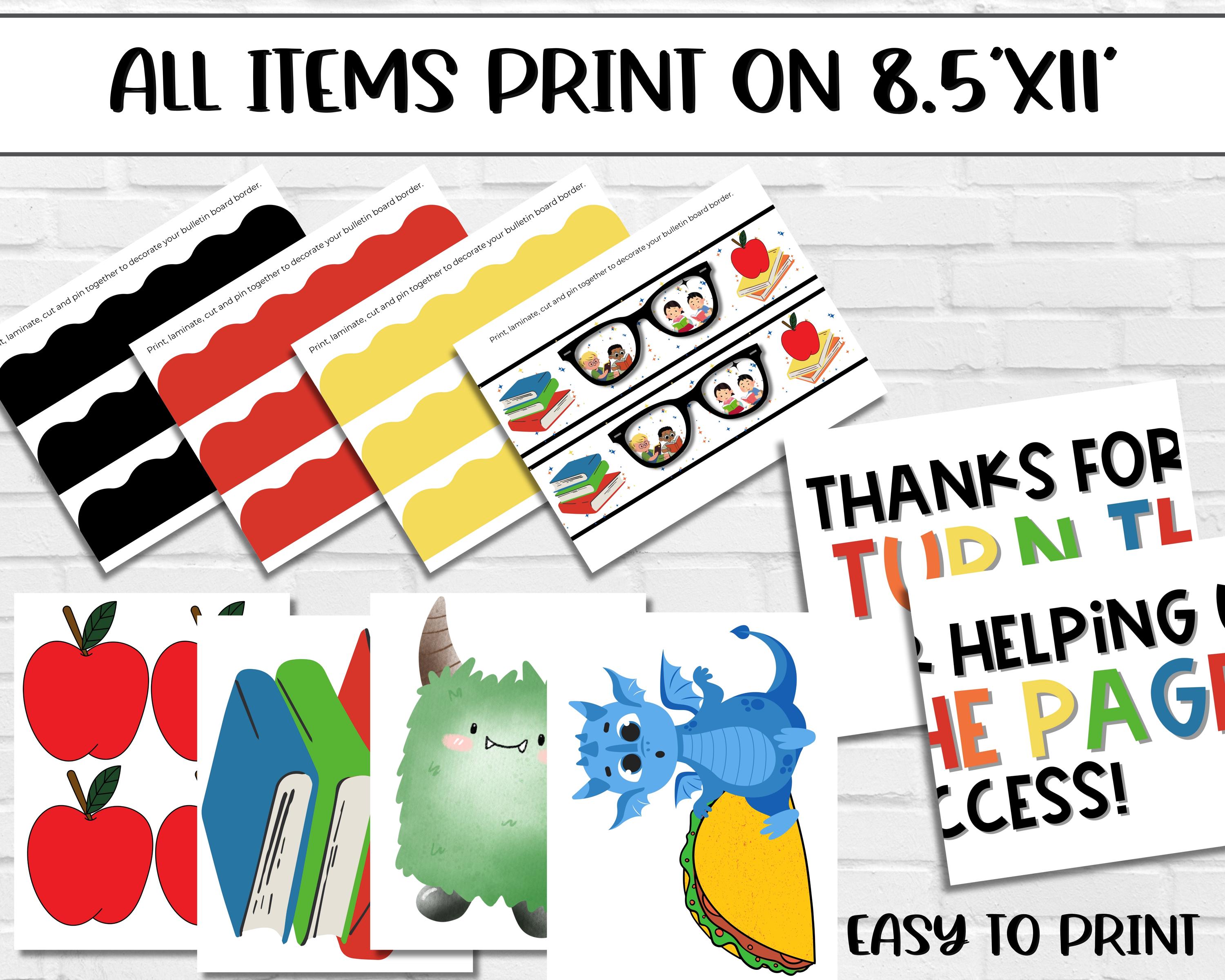 BOOK Theme Teachers Appreciation Week Kit | Teacher Appreciation ...