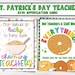 St. Patrick's Day Teacher Appreciation Sign Bundle | Thank a Teacher ...