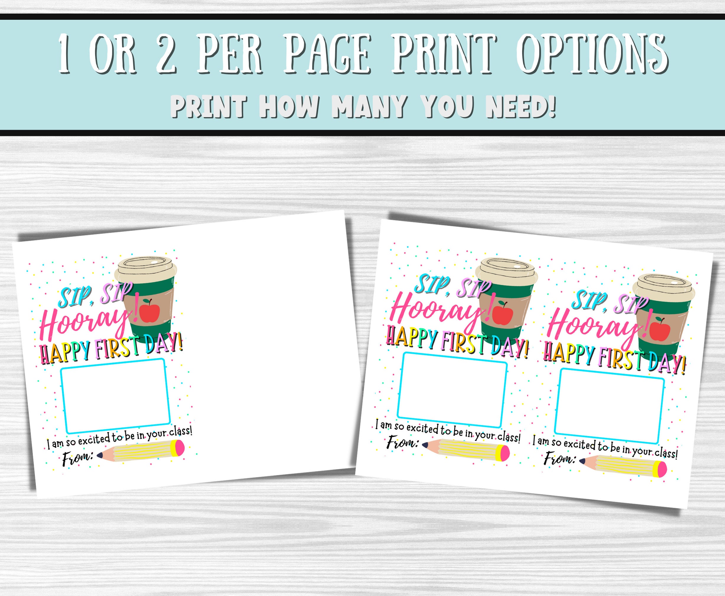 Seasonal Teacher Gift Card Holder Bundle | Easy Teacher Gift - Etsy