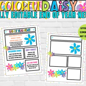 Bright Daisy Summer End of School Year Kit Teacher Kit Preschool ...