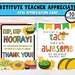 Substitute Teacher and Appreciation Sign Bundle | Thank a Substitute ...