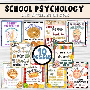 School Psychology Appreciation Printable Signs | National School ...