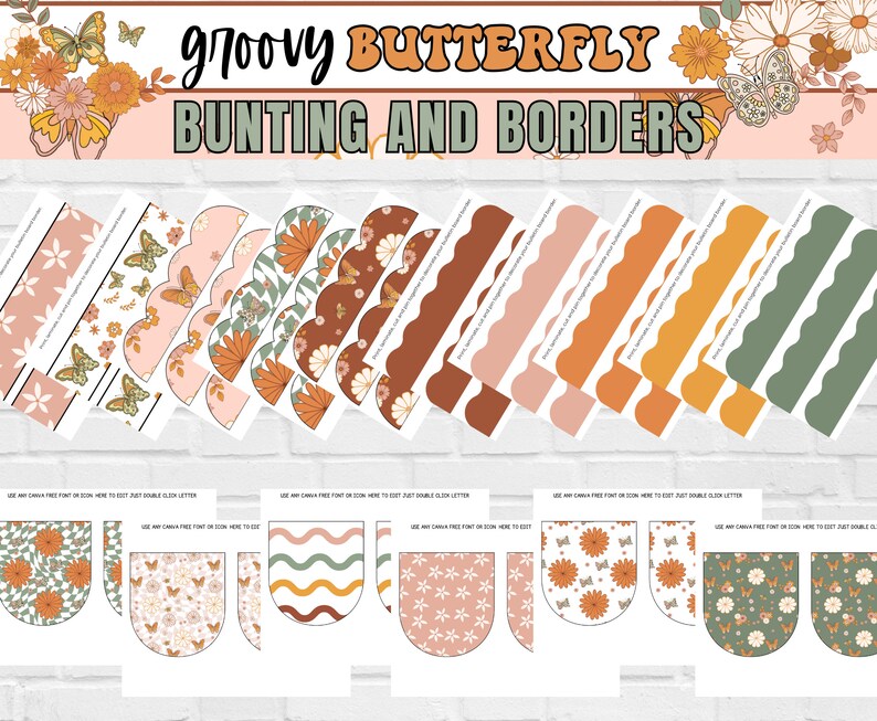 Groovy Butterfly End of School Year Kit Teacher Kit Preschool Diploma ...