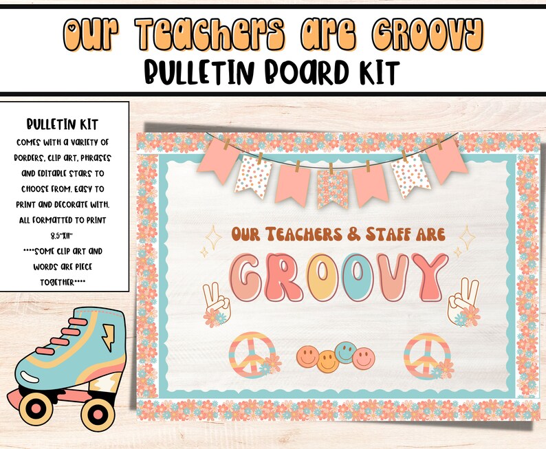 Retro Teacher and Staff Appreciation Week Kit | Teacher Week Itinerary ...