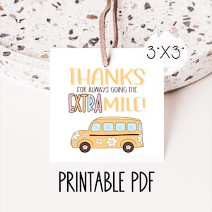 BUS DRIVER Safety Week Appreciation Gift Tag Bundle Coffee, Snack ...