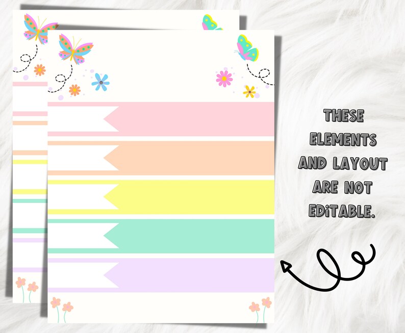 Spring Spirit Week Editable Itinerary Schedule | Printable DIY Spirit ...