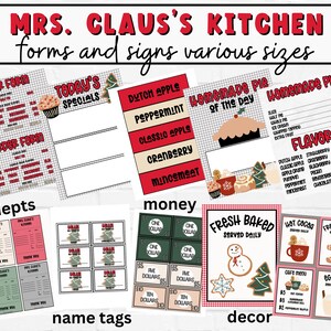 Pretend Play Mrs. Claus's Kitchen Kit for Preschool | Dramatic Play ...