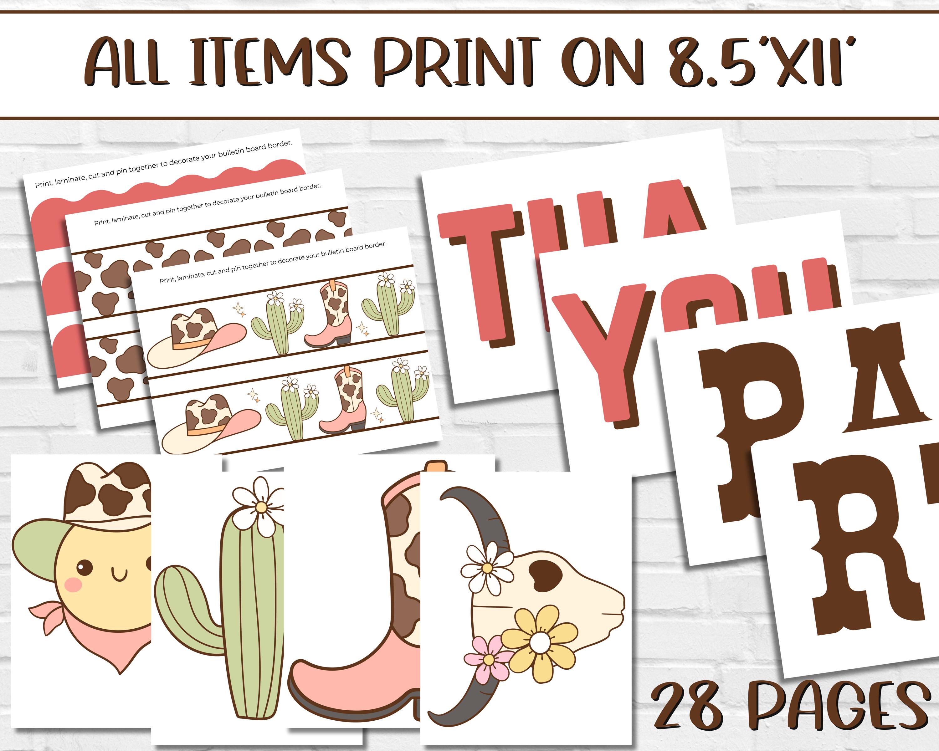 Western Teacher Appreciation Week Kit | Teacher Appreciation Week ...