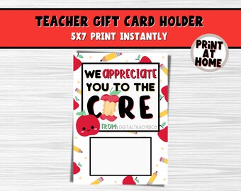 School STAFF & TEACHER Appreciation Gift Tag Bundle - Etsy
