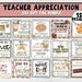 Teacher Appreciation Gift Tag Bundle School Teacher Thank - Etsy