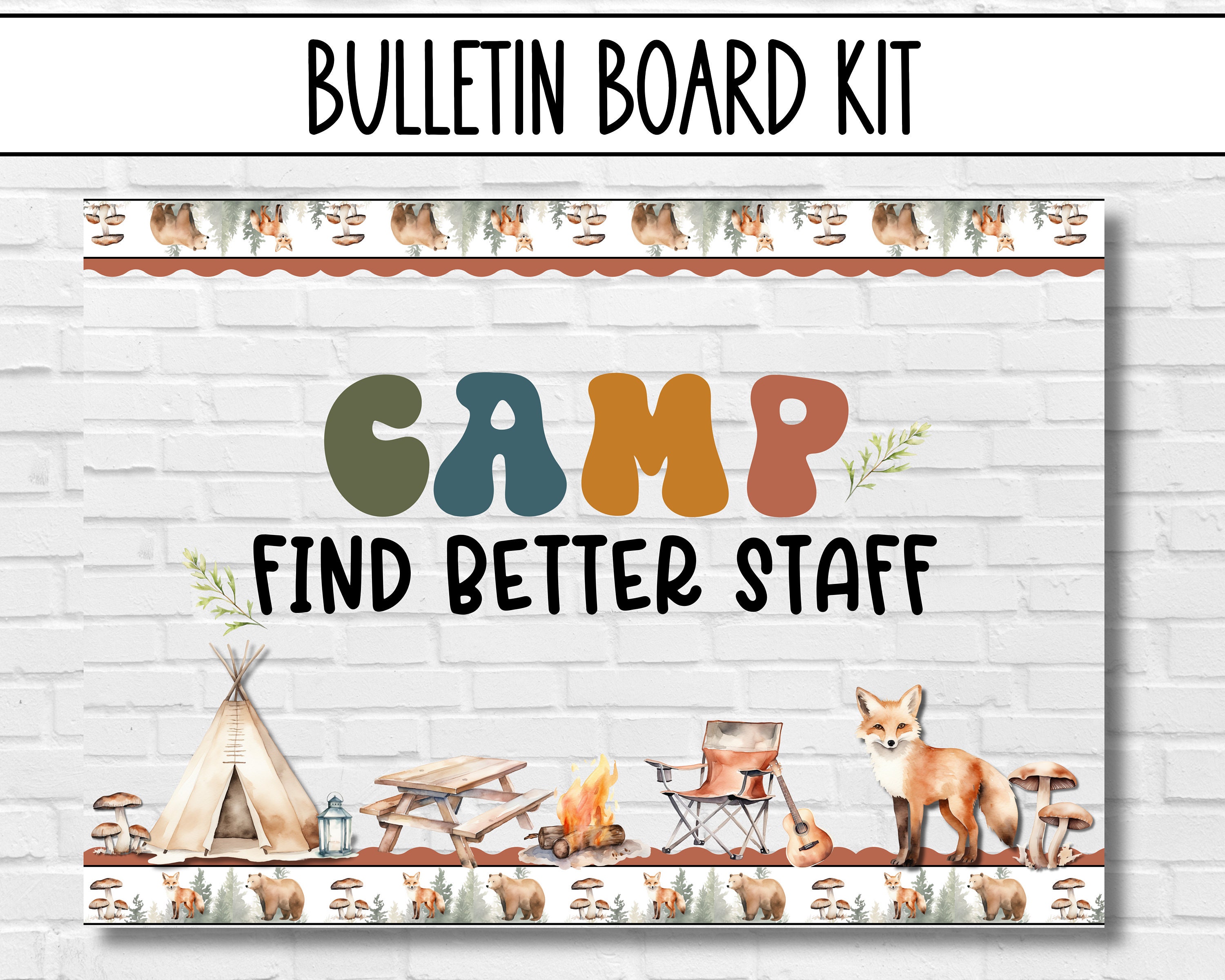 Retro Camp Teacher Appreciation Week Itinerary & Printable Bundle ...