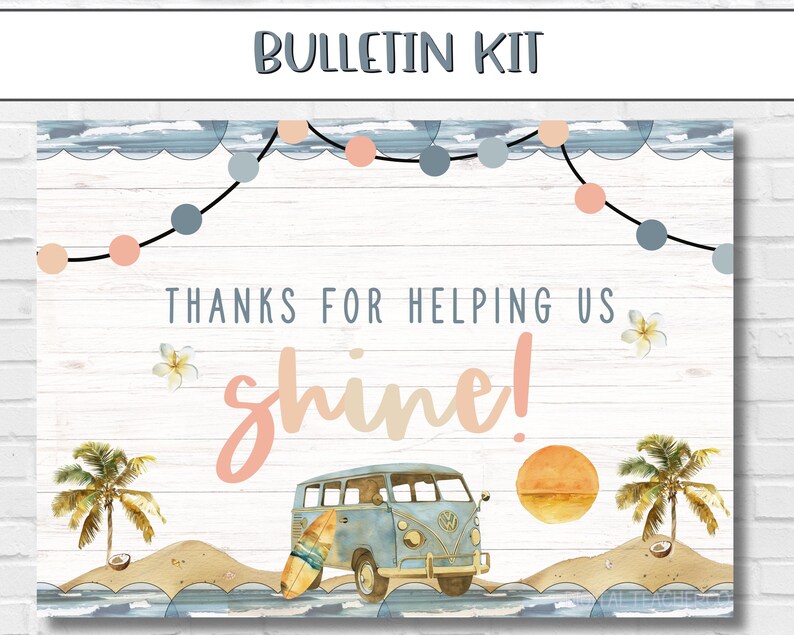 Beach and Ocean Theme Teacher Appreciation Week Kit | Teacher ...
