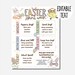 Cute Easter Spirit Week Editable Itinerary Schedule | Printable DIY ...