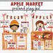 Pretend Play Apple Market Kit for Preschool | Dramatic Play Printable ...