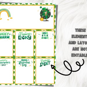 St. Patrick's Day Grams School Fundraiser Flyer for PTA PTO Events ...