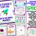 EDITABLE Space Theme Teacher and Staff Appreciation Week Kit Itinerary ...