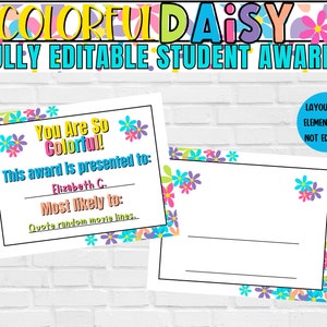 Bright Daisy Summer End of School Year Kit Teacher Kit Preschool ...