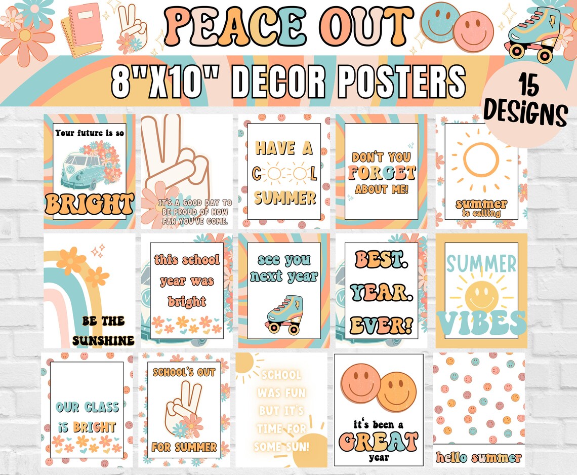 Groovy Summer End of School Year Kit Teacher Kit Preschool - Etsy