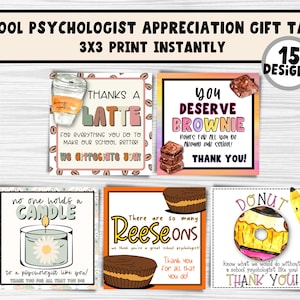 School Psychology Appreciation Printable Gift Tags | National School ...
