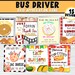 Bus Driver Appreciation Sign Bundle | Bus Driver Safety Week | Muffin ...