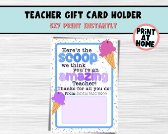 It's Been A Treat Being in Your Class This Year, Teacher Gift Card ...