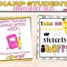 Sharp Students Teacher Appreciation Sign Bundle | Printable DIY Teacher ...