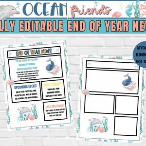 Ocean Theme End of School Year Kit | Teacher Kit | Preschool Diploma ...