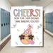 Cheers New Year Treat Sign for Teacher | Teacher Appreciation Gift ...