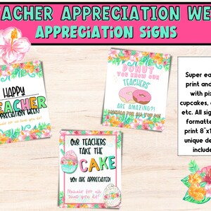 Hawaiian Teacher Appreciation Week Printable Editable Mahalo Mini ...