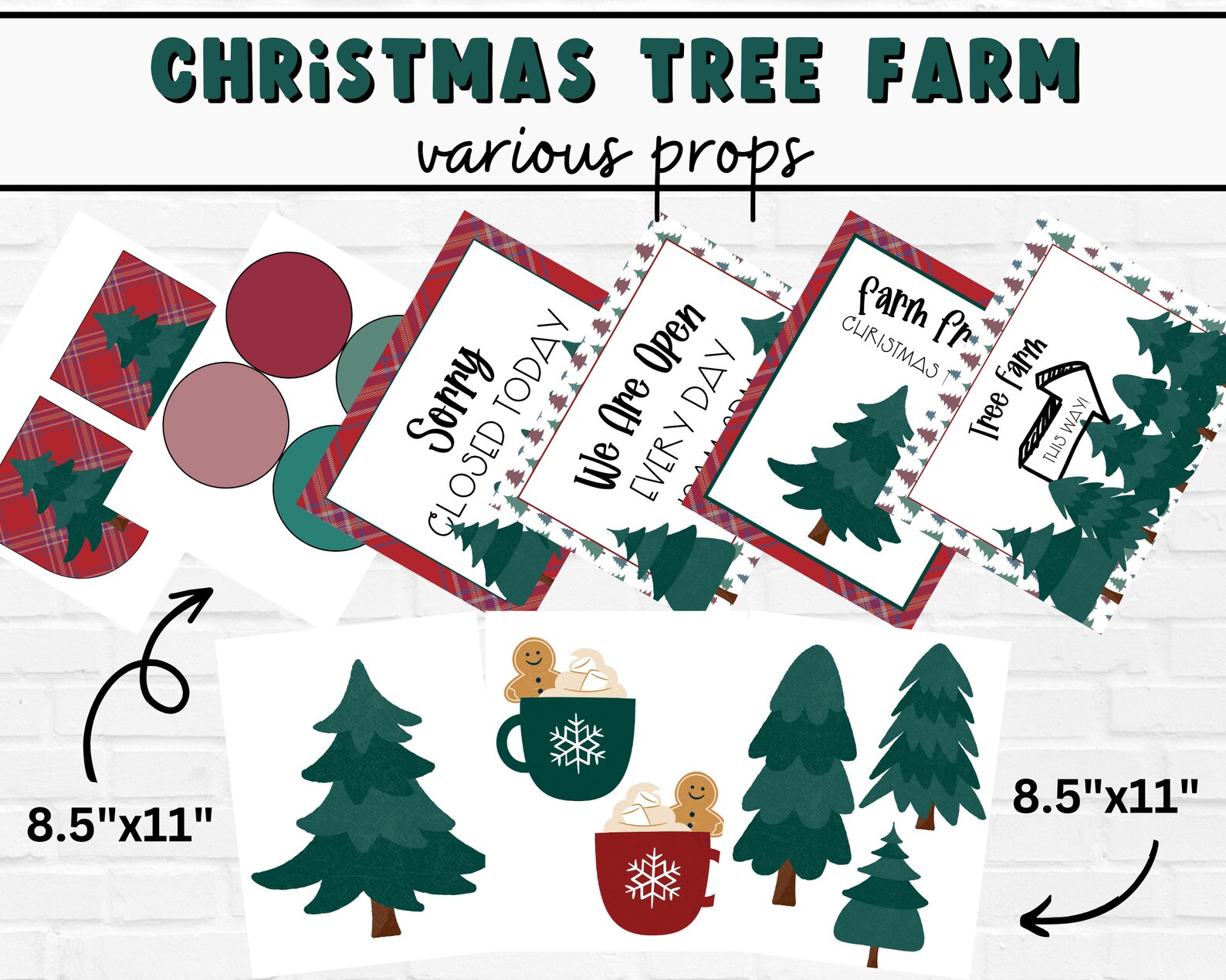 Pretend Play Christmas Tree Farm Kit for Preschool | Dramatic Play ...