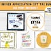 BUS DRIVER Safety Week Appreciation Gift Tag Bundle Coffee, Snack ...