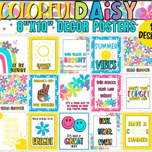 Bright Daisy Summer End of School Year Kit Teacher Kit Preschool ...