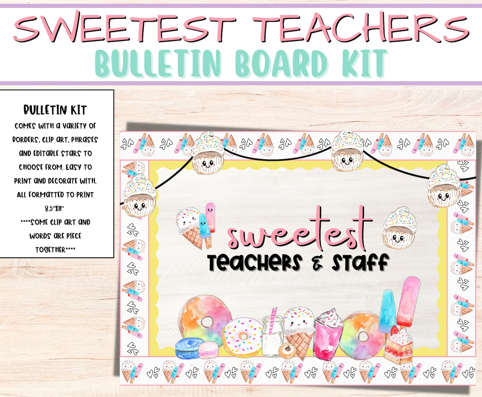 Sweet Treat Themed Teacher Appreciation Week Itinerary & Printable ...
