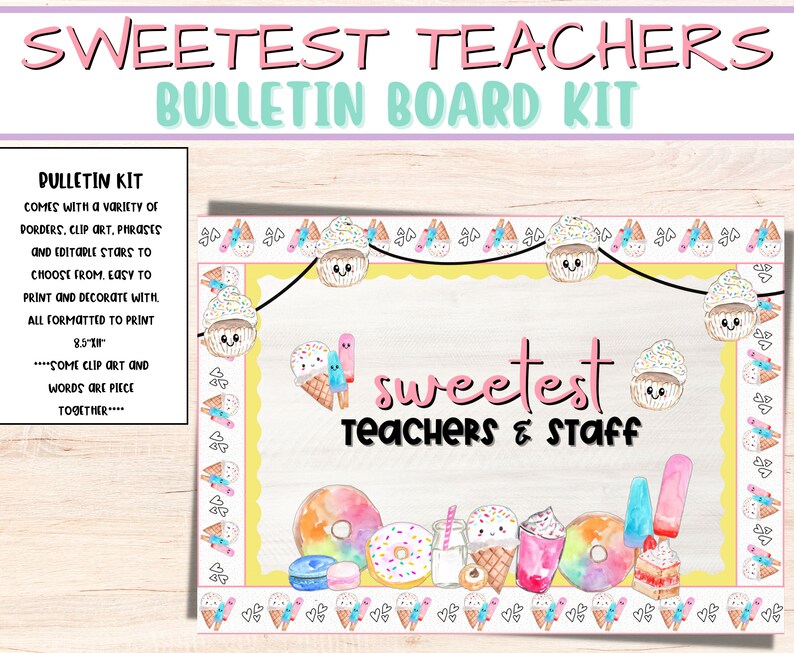 Sweet Treat Themed Teacher Appreciation Week Itinerary & Printable ...