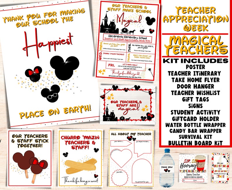 Magical Teachers Appreciation Week Kit | Teacher Appreciation Week ...