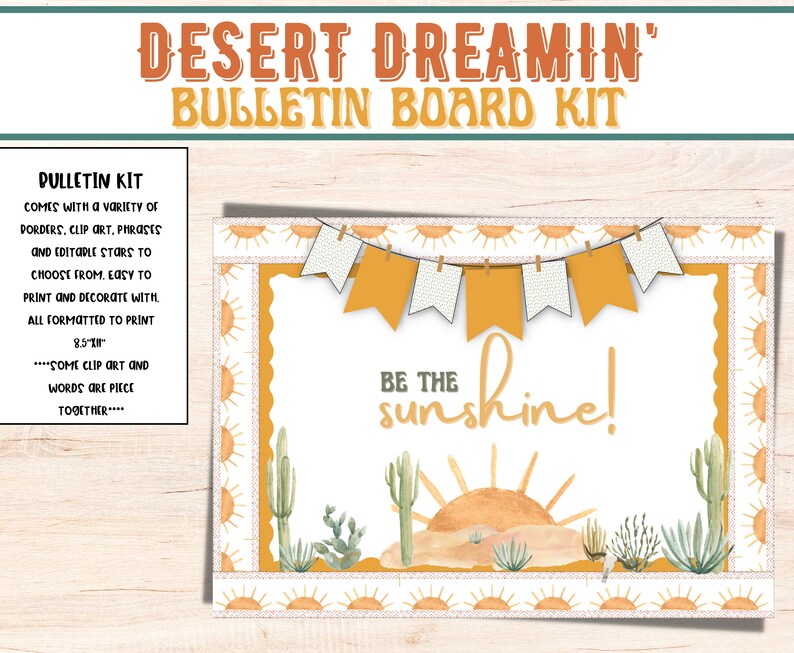 Desert Dreamin' Teacher Appreciation Week Itinerary & Printable Bundle ...