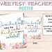 Sweet Treat Themed Teacher Appreciation Week Itinerary & Printable ...
