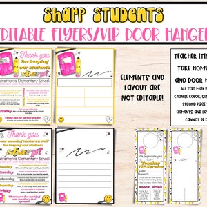 Sharp Students Teacher Appreciation Week Printable Editable Bundle ...