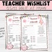 Christmas Teacher Questionnaire Printable | Secret Santa for Work ...