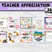 Sweet Treats Bundle Teacher Appreciation, 5 Designs for Staff ...