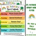 St. Patrick's Spirit Week Editable Itinerary Schedule | Printable DIY ...