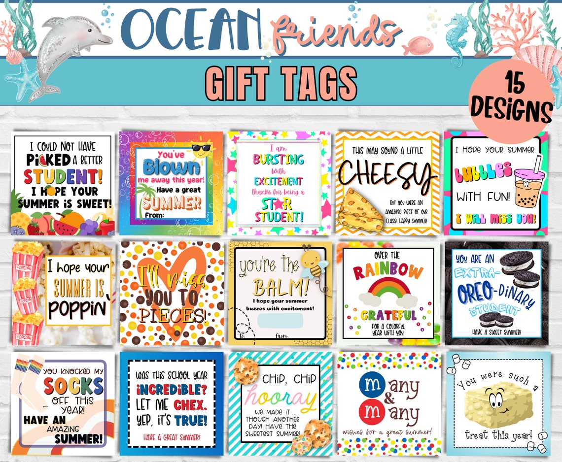 Ocean Theme End of School Year Kit Teacher Kit Preschool - Etsy