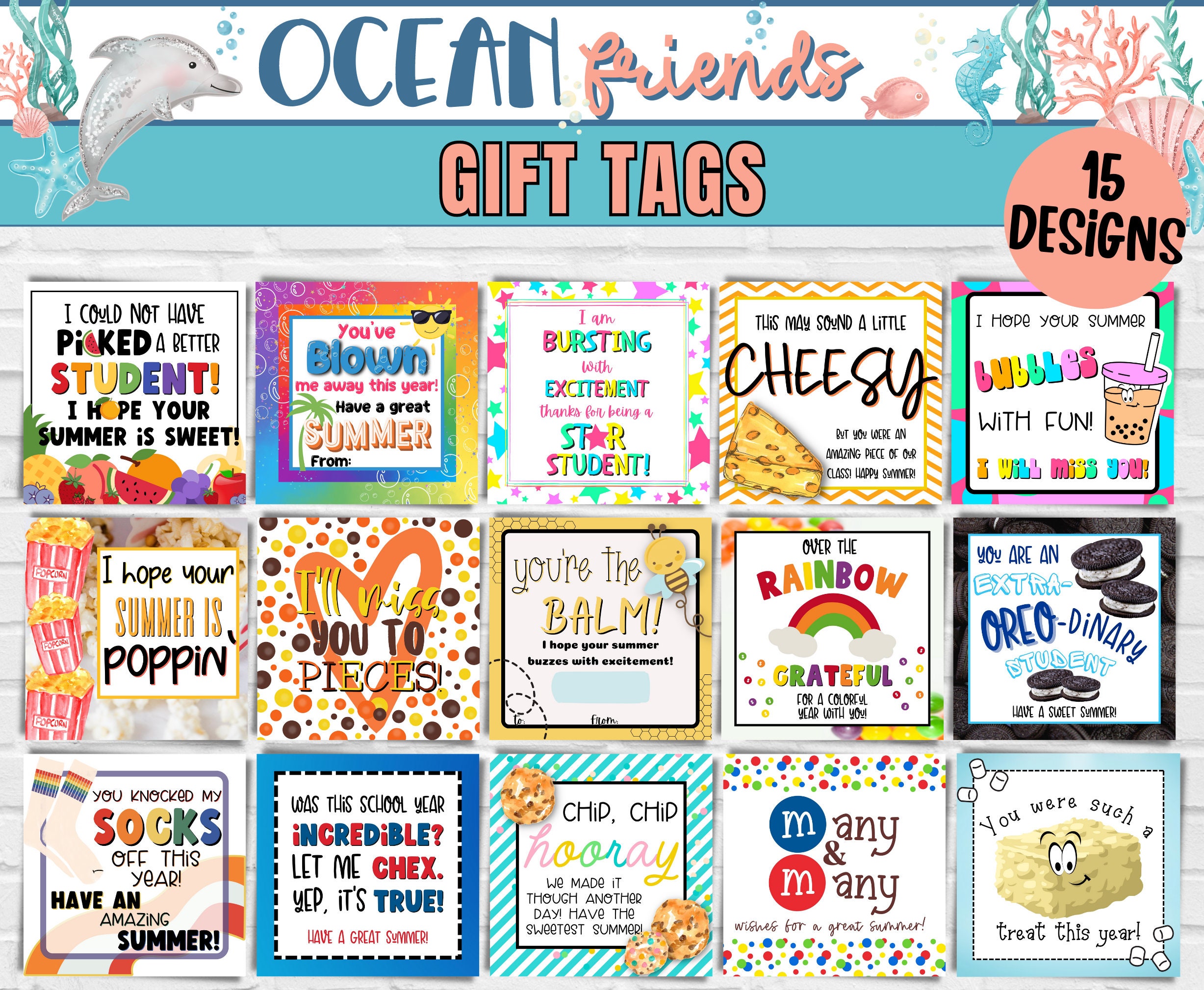 Ocean Theme End of School Year Kit Teacher Kit Preschool Diploma DIY ...