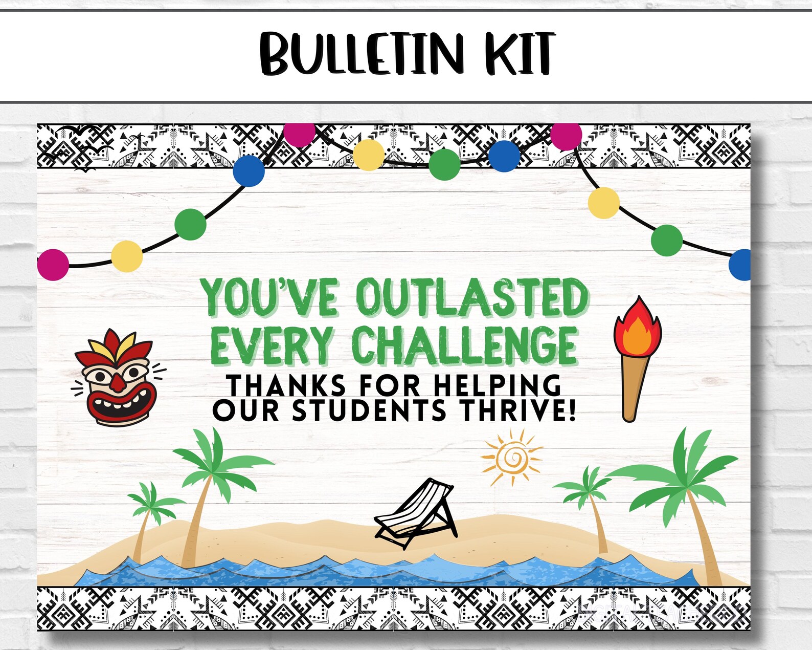Survivor and Tropical Theme Teacher Appreciation Week Kit | Teacher ...